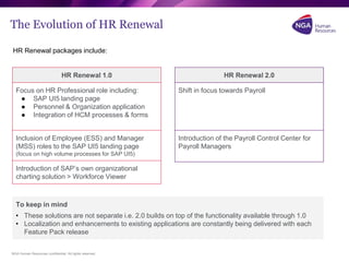 Refresh your SAP UI with HR Renewal | PPT