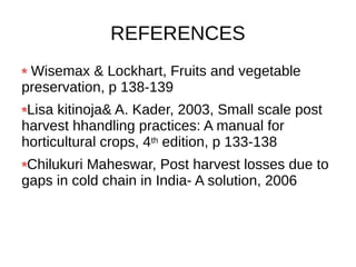 Preervation by Low Temperature | PDF | Agriculture | Industries