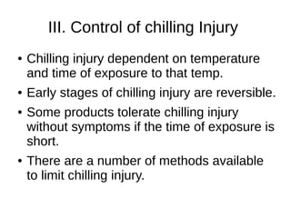 Preervation by Low Temperature | PDF