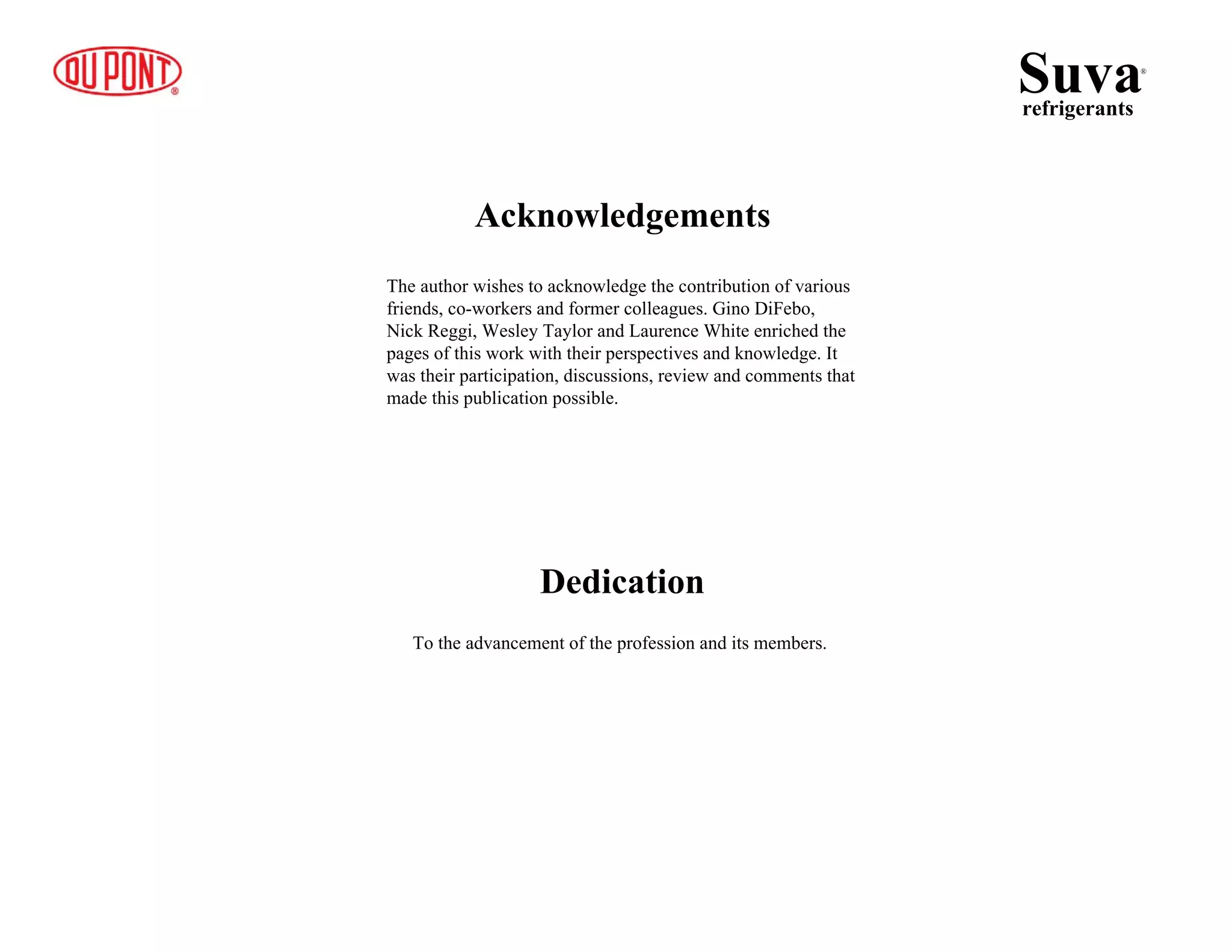 Refrigeration Piping Handbook Dupont | PDF | Physics | Science