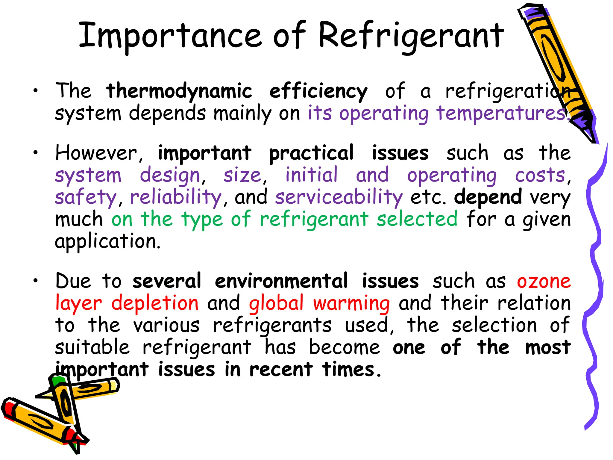 Different types of Refrigerants and its properties .ppt