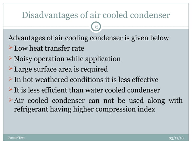 Refrigerant condenser and its types | PPT