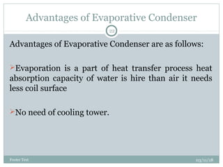 Refrigerant condenser and its types | PPT