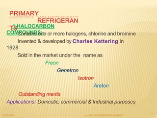 This presentation is based on Refrigeration and air conditioning | PPTX