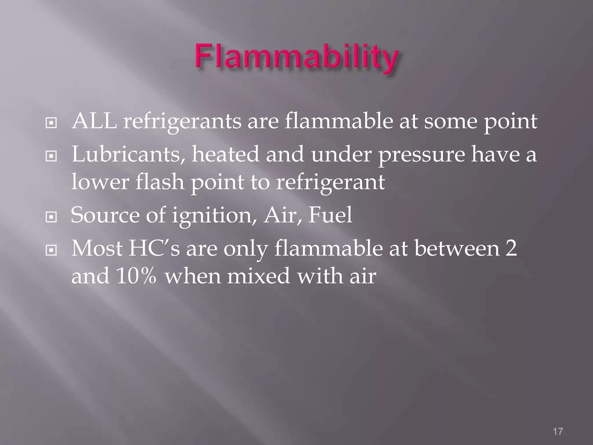 Refrigerant ppt | PPTX