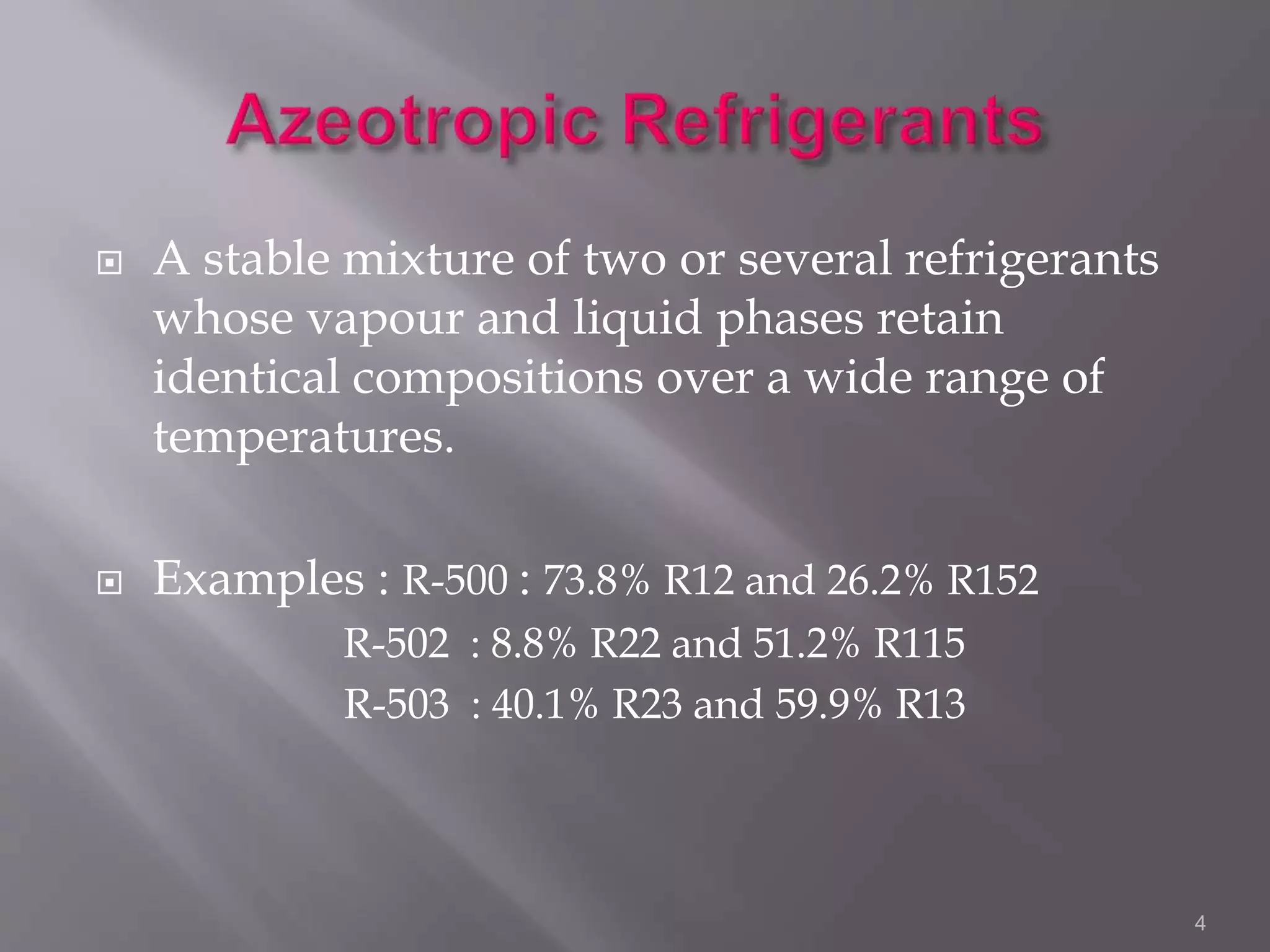 Refrigerant ppt | PPTX