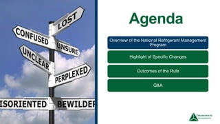 Update to CAA: How the EPA's Refrigerant Management Program Has Changed ...