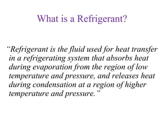 Refrigerants | PPT