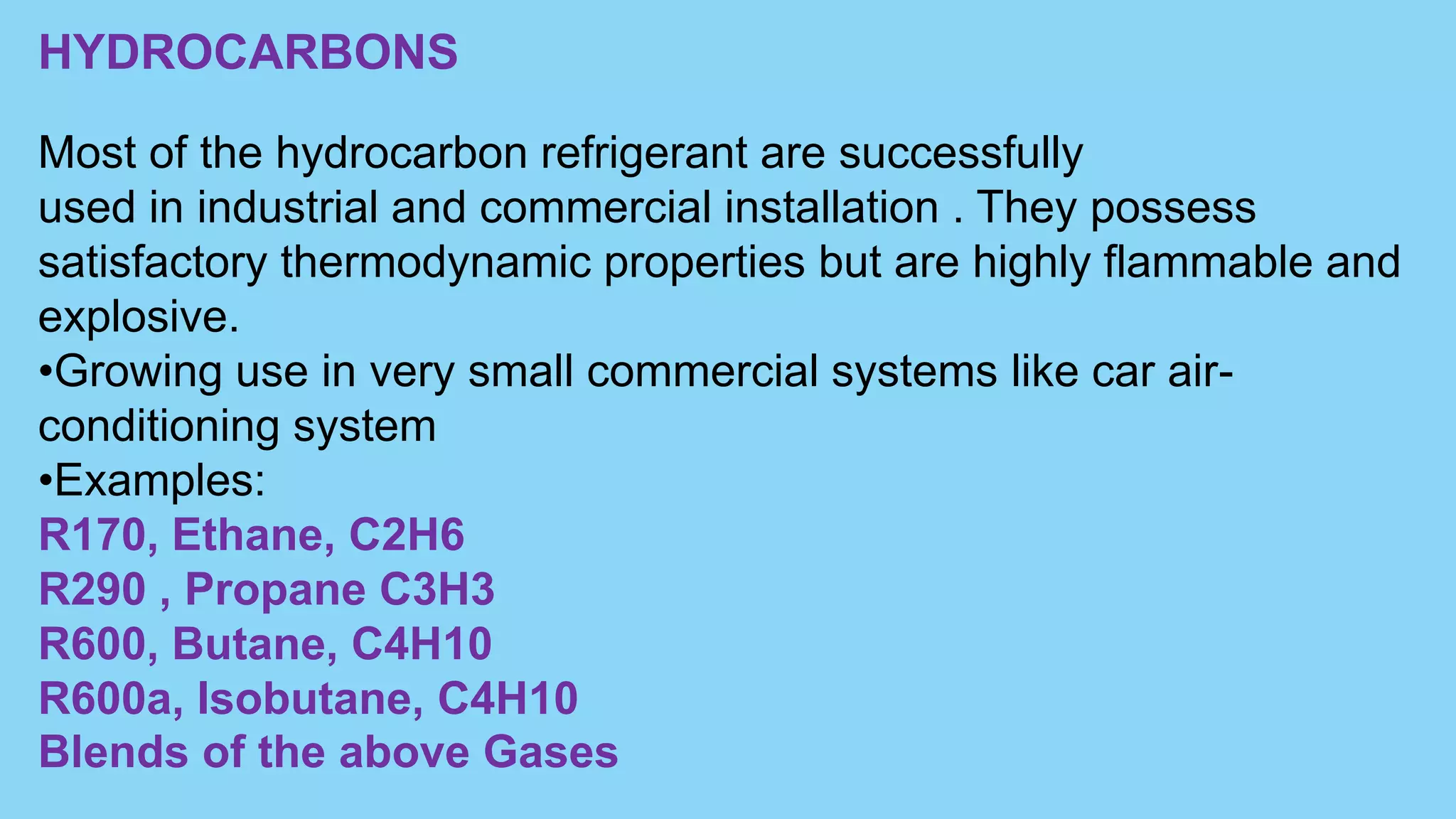Refrigerants | PPTX