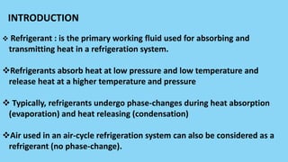 Refrigerants | PPTX