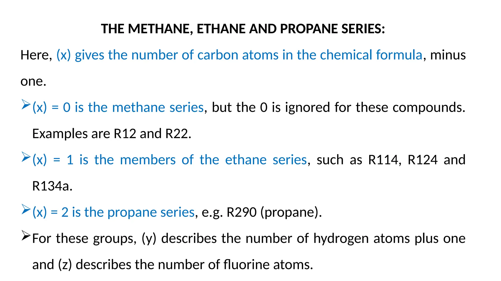 Designation of various Refrigerant selection | PPTX