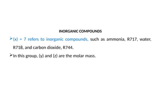 Designation of various Refrigerant selection | PPTX