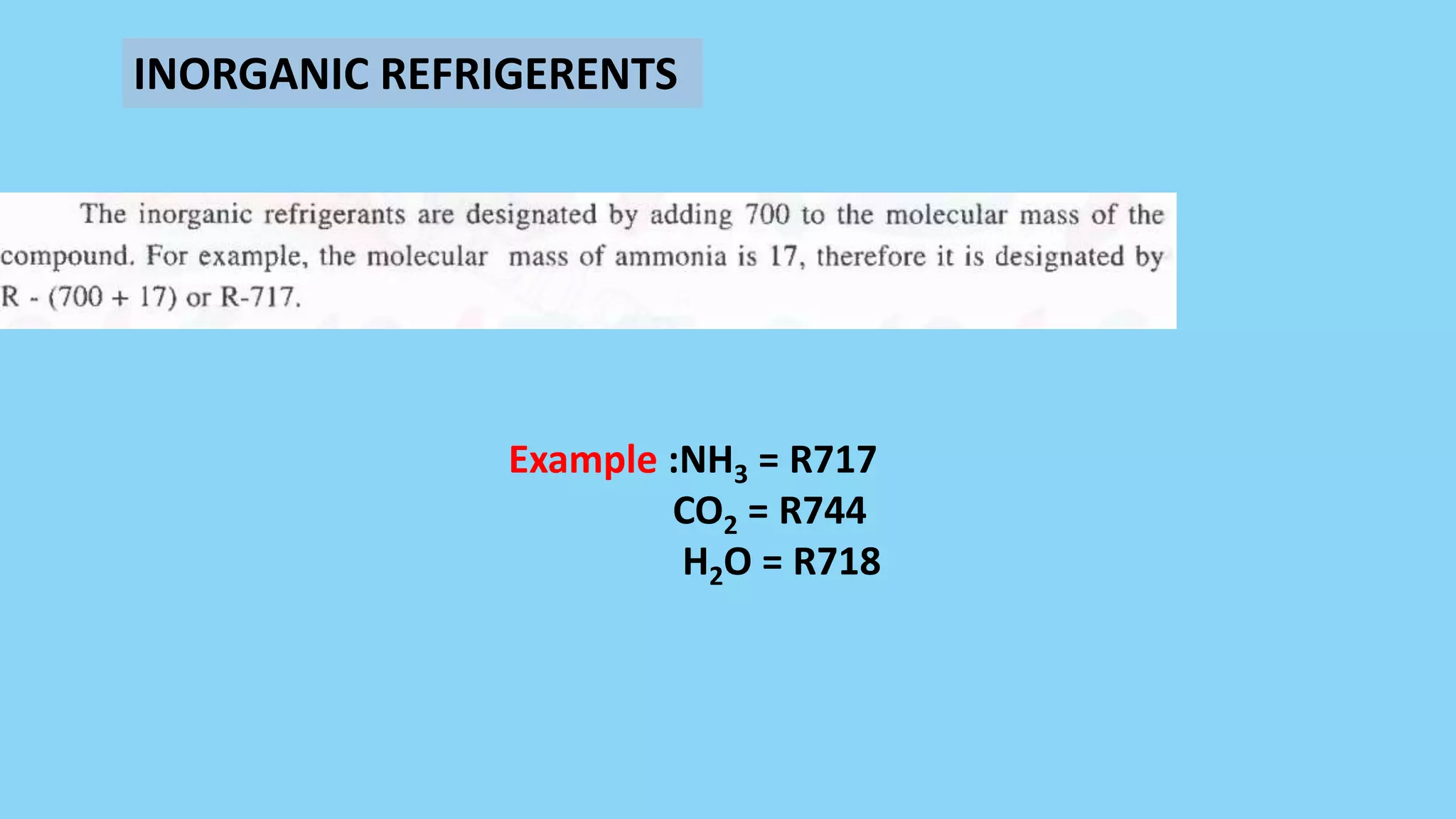 Refrigerants and designation | PPTX