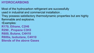 Refrigerants and designation | PPTX