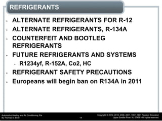 Refrigerants and the environment | PPTX