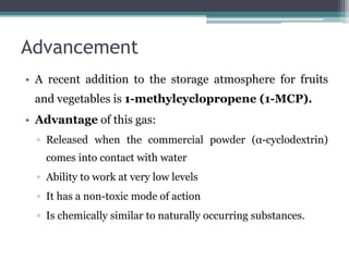 Refrigerated gas storage & gas packed refrigerated foods - Dr KG/KCET ...