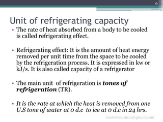 Basic Mechanical Engineering - Refrigeration | PDF