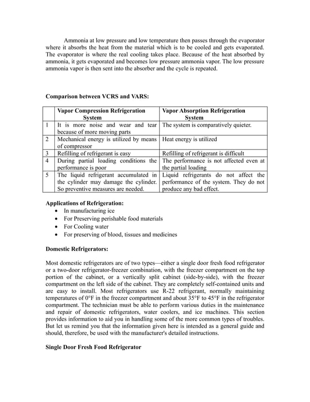 Refrigeration and-air-conditioning-notes | PDF | Chemistry | Science