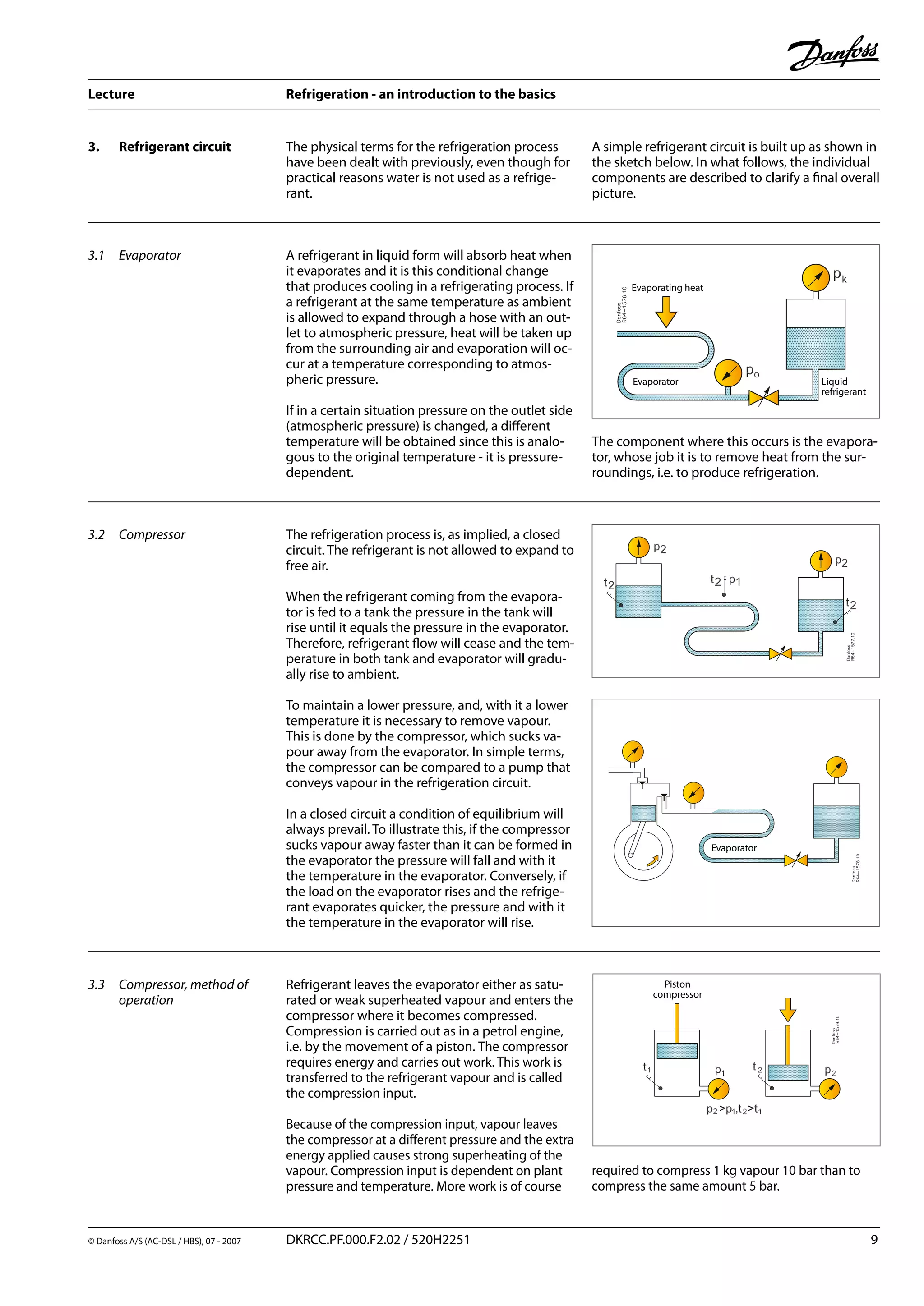 Danfoss Industrial Refrigerationan - An introduction to the basics | PDF