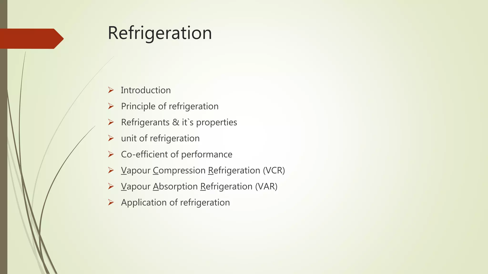 Refrigeration & air conditioning | PPTX