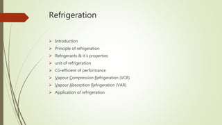 Refrigeration & air conditioning | PPTX