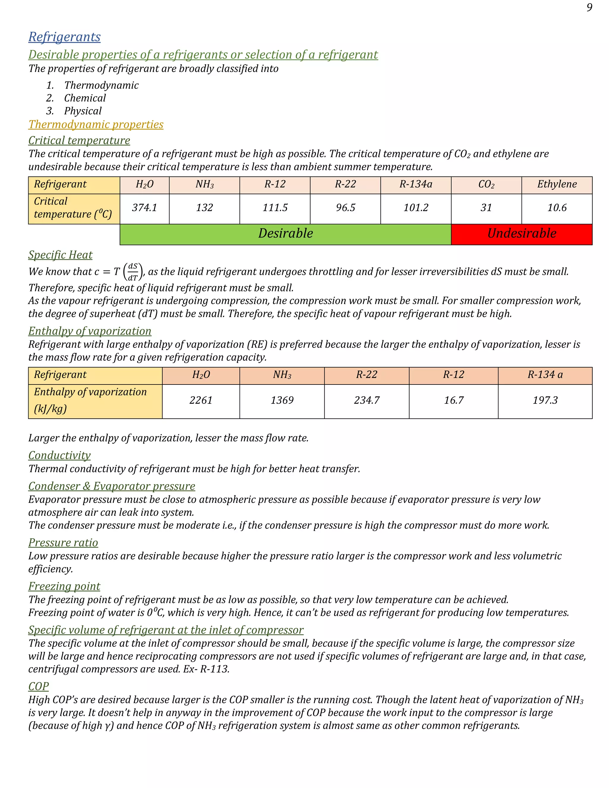 Refrigeration and air conditioning notes for gate | PDF