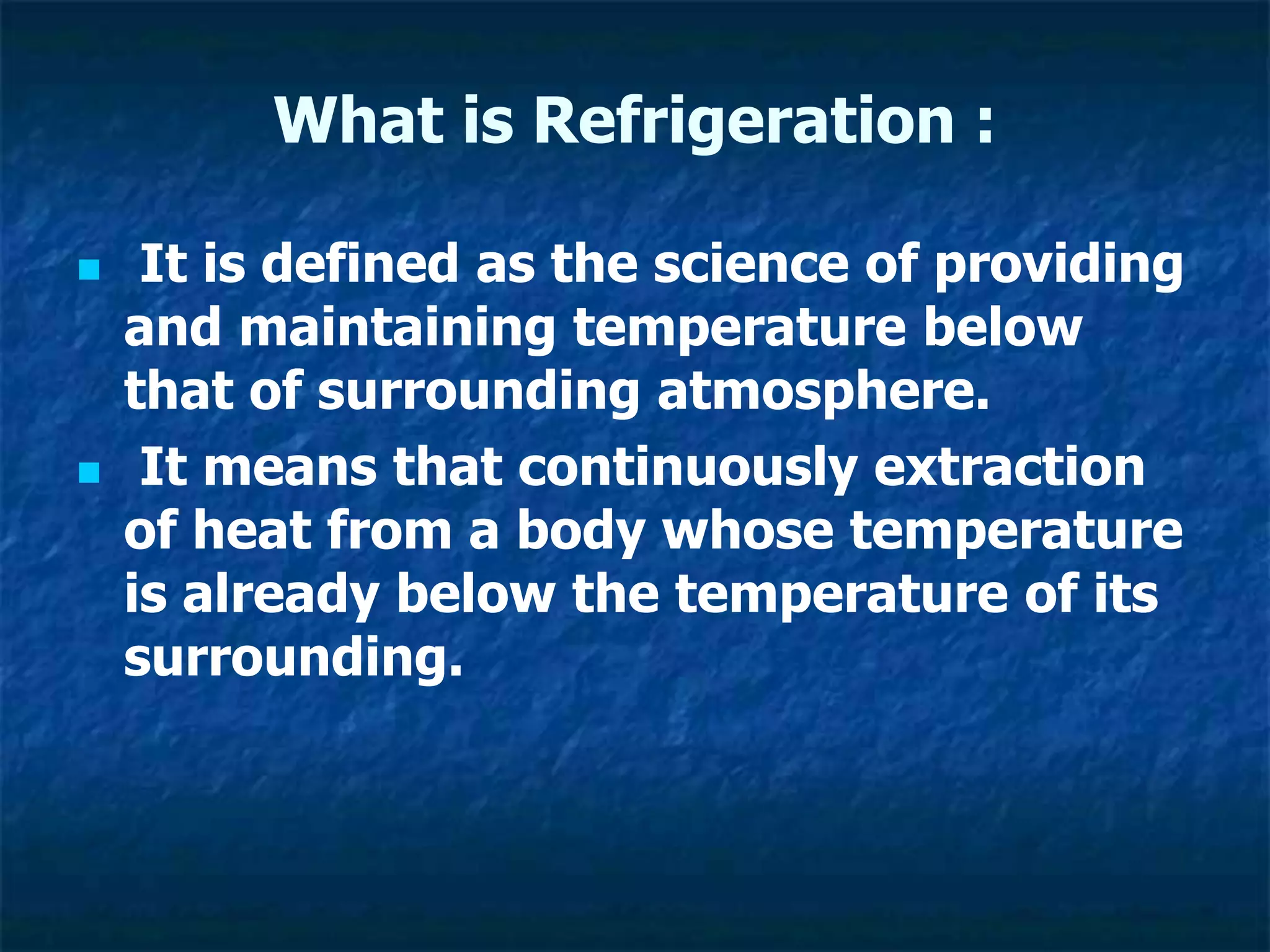 Refrigeration and air conditioning RAC | PPTX