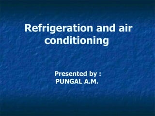 Refrigeration and air conditioning RAC | PPTX