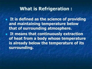 Refrigeration and air conditioning RAC | PPTX