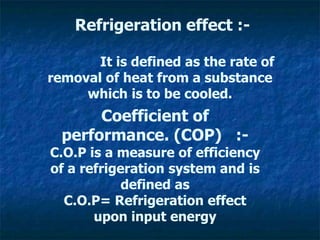 Refrigeration and air conditioning RAC | PPTX