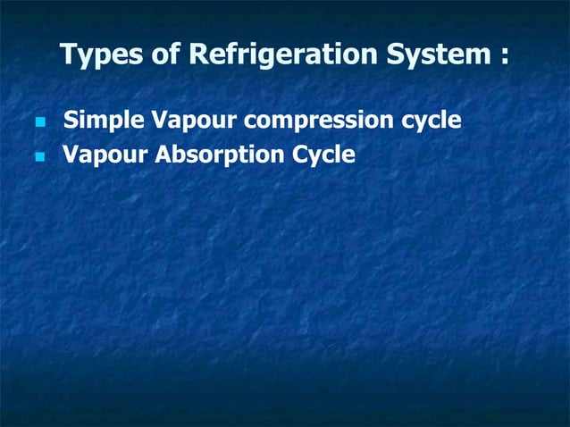 Refrigeration and air conditioning RAC | PPTX | Chemistry | Science