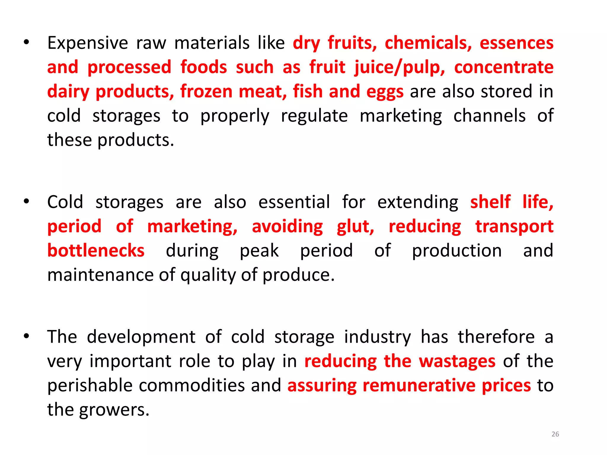 Refrigeration and cold storage | PPTX