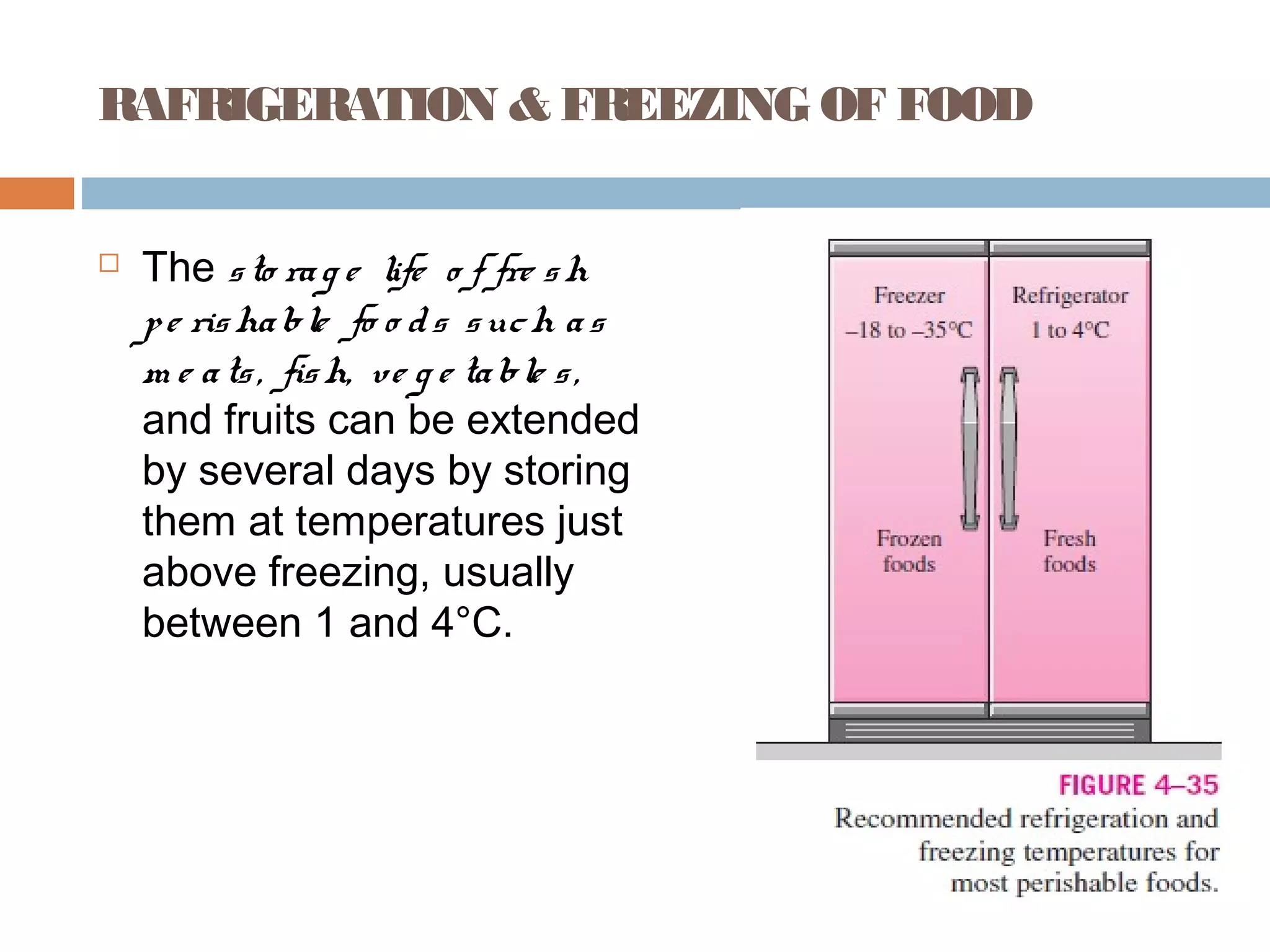 Refrigeration and freezing of foods (control of microorganisms) | PPT