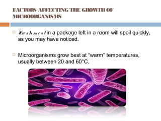 Refrigeration and freezing of foods (control of microorganisms) | PPT