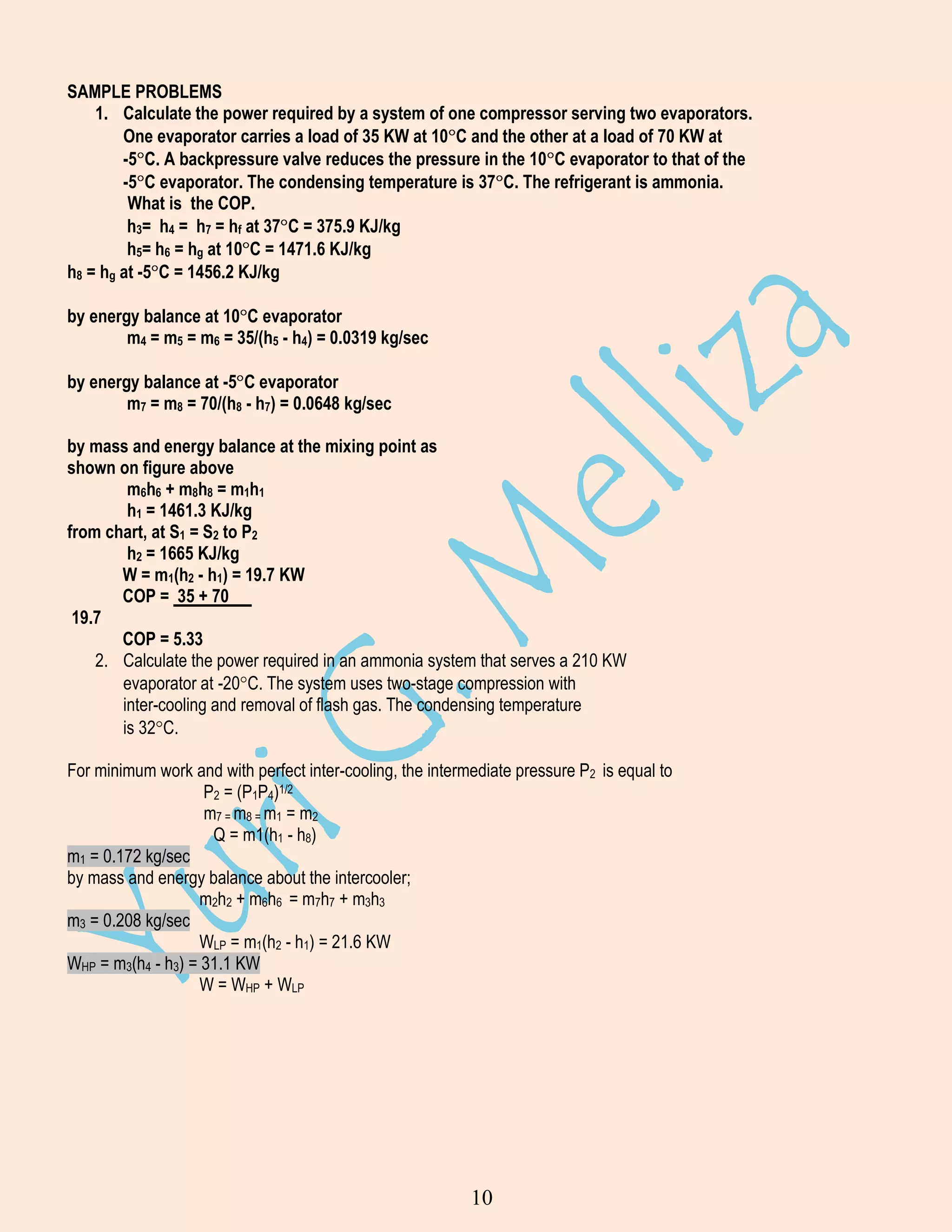 Refrigeration system 2 | DOCX