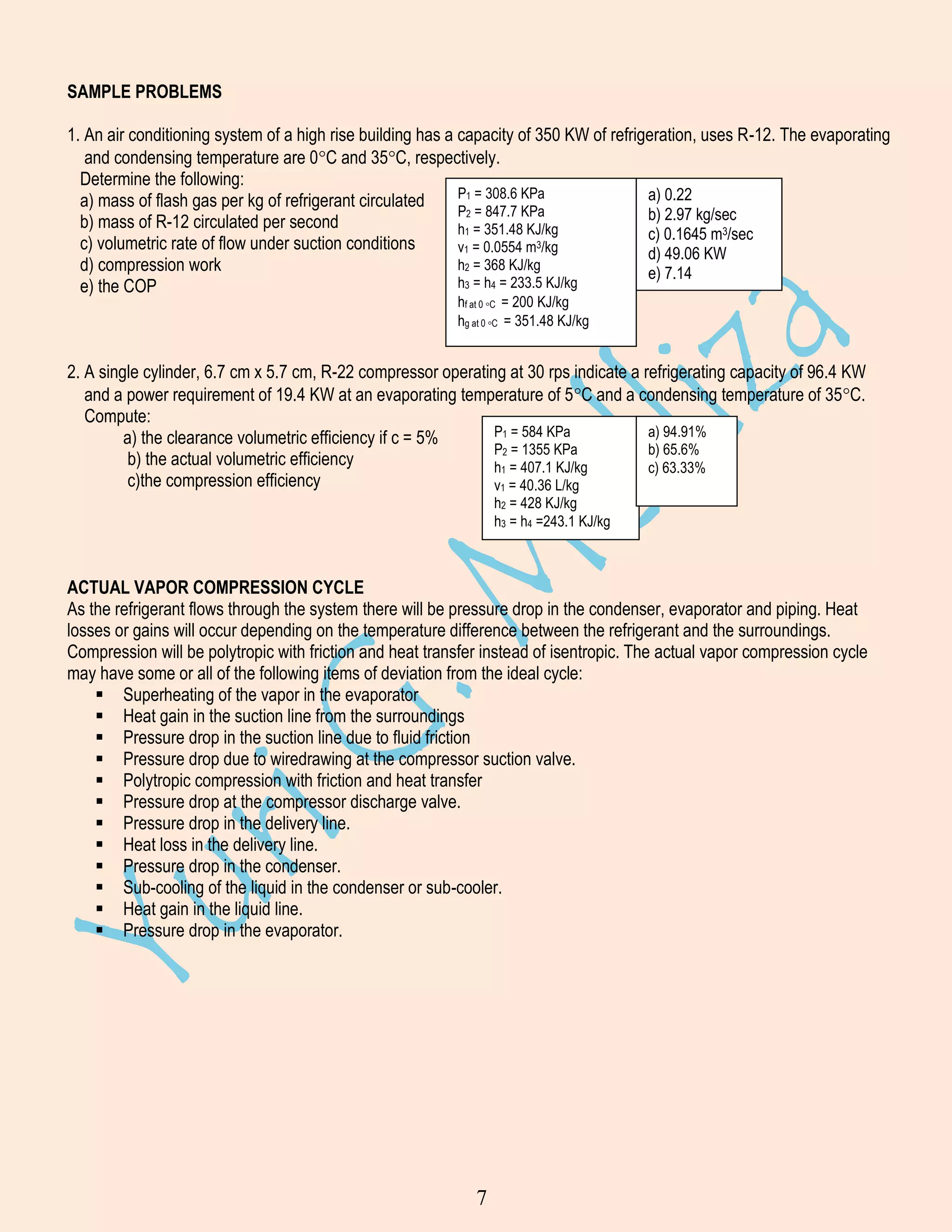 Refrigeration system 2 | PDF