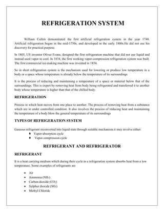 Refrigeration System, Mobile Refrigerators, Air Conditioning, Freezing ...