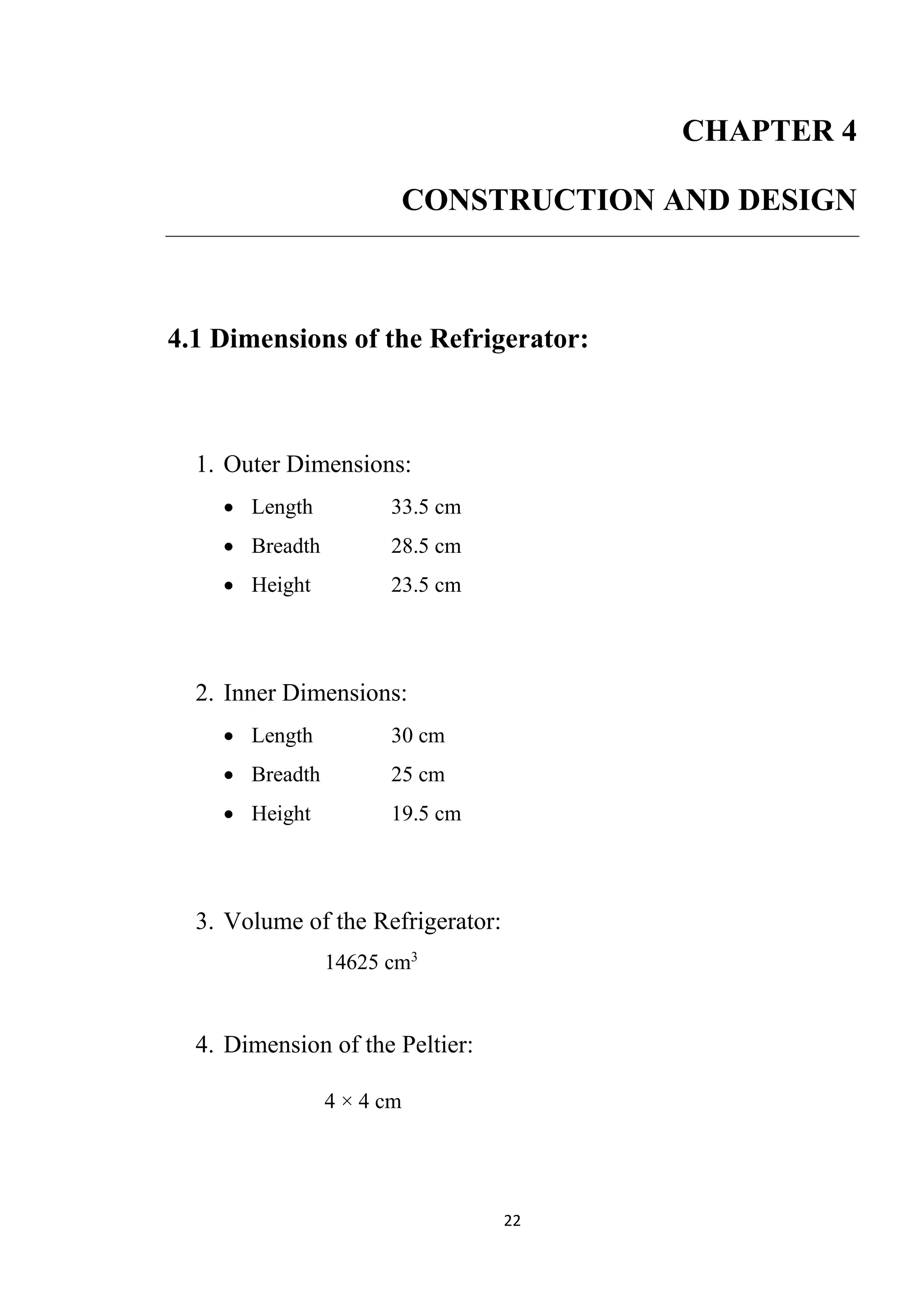 Refrigeration using peltier module system | PDF