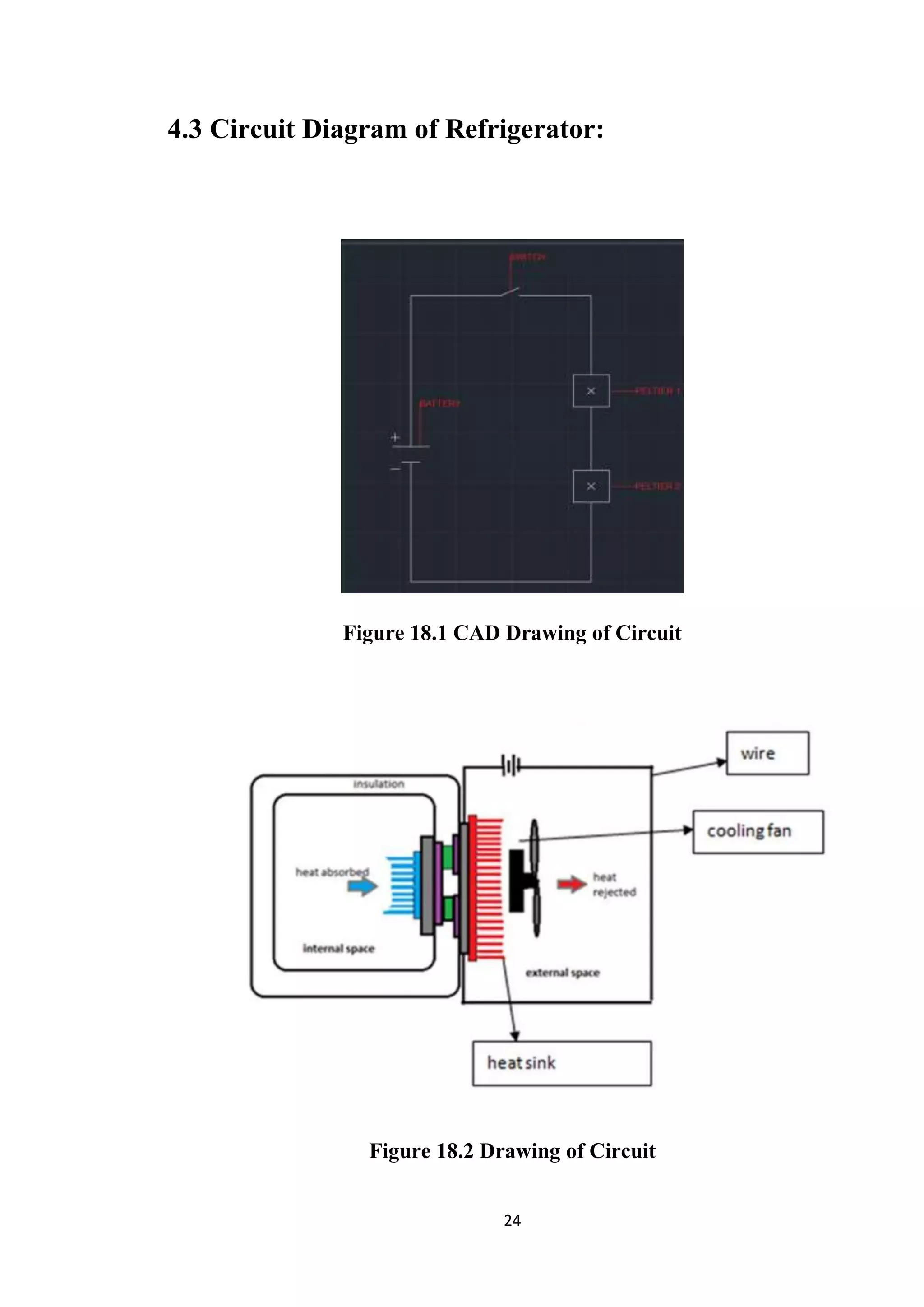 Refrigeration using peltier module system | PDF