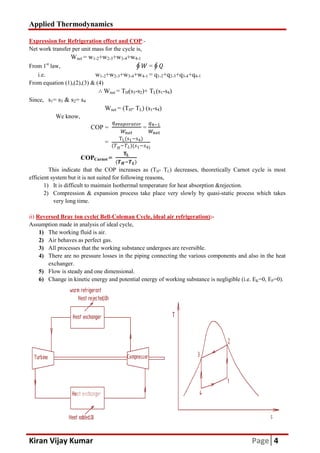Refrigeration vtu atd notes pdf download | PDF
