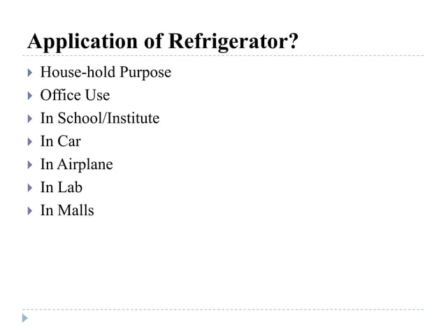 Refrigerator | PPT
