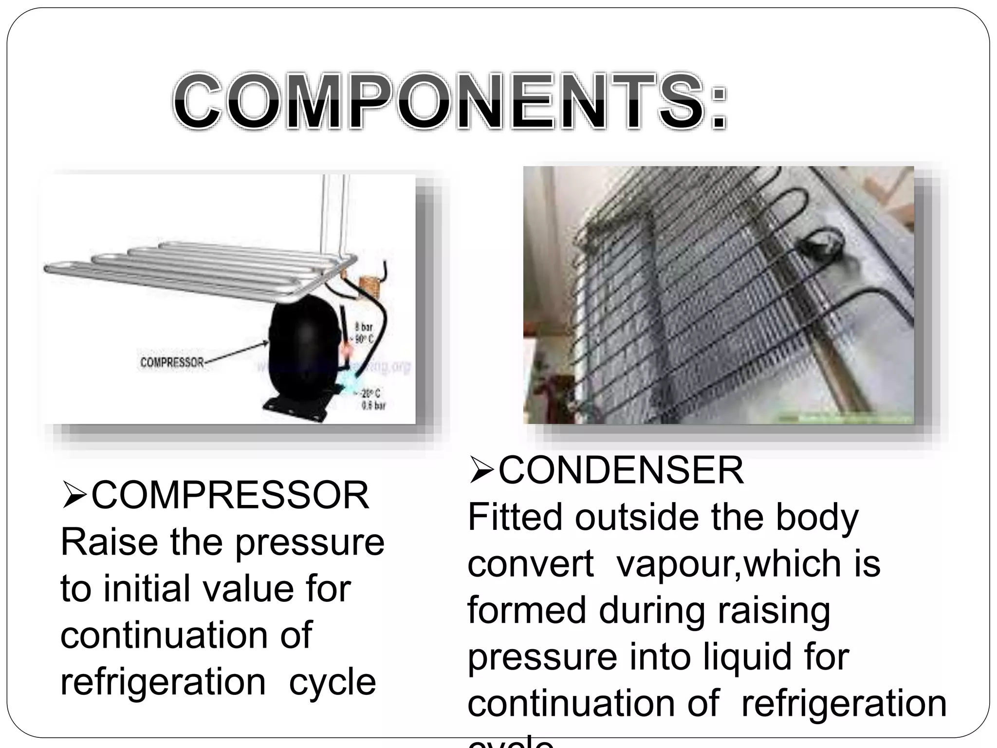 Refrigerator working | PPTX