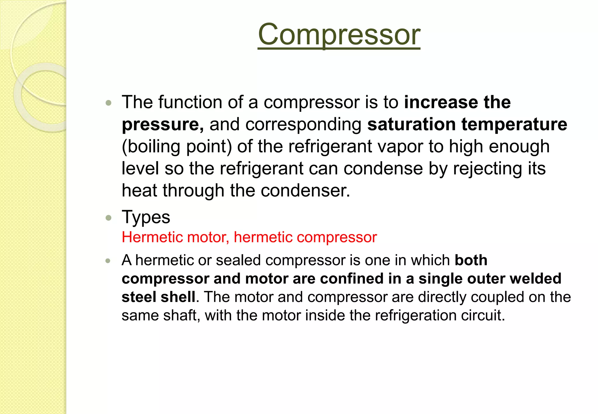 Working of Refrigerator and its principle. | PPTX