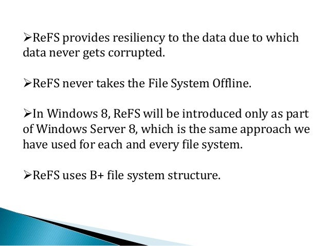 Resilient file system