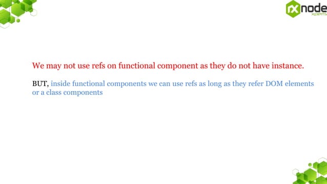 Refs in react | PPT