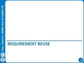PABRE System - Software Requirement Patterns | PPTX