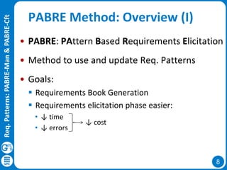 PABRE System - Software Requirement Patterns | PPTX