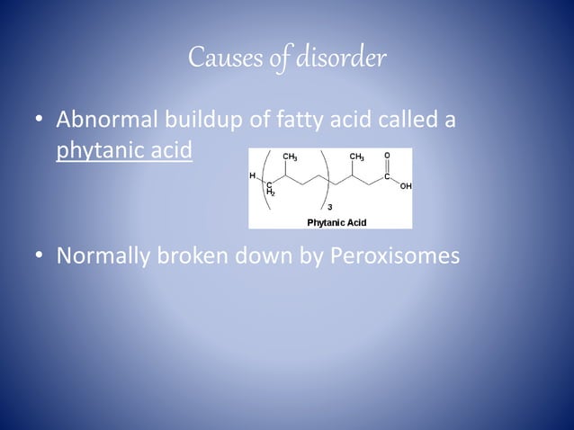 Refsum disease | PPTX