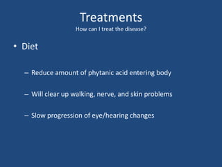 Refsum Disease | PPTX