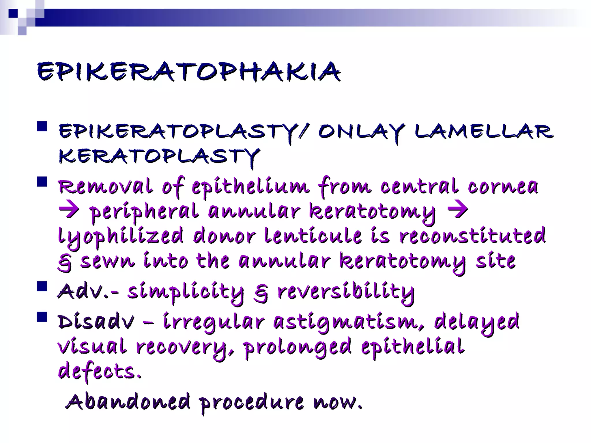 refractive surgeries | PPT
